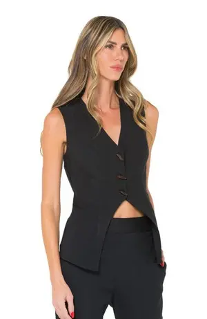 JBQ Tailored Micro-modal Vest - Black
