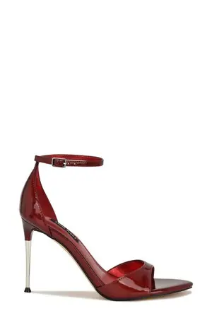 Nine West Ankle Strap Sandal - Dark Red 600