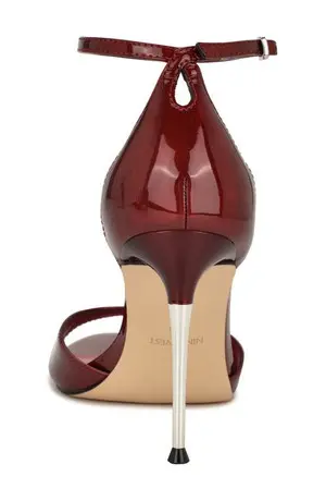 Nine West Ankle Strap Sandal - Dark Red 600