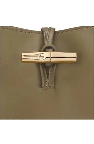 Longchamp Le Roseau Leather Hobo Bag