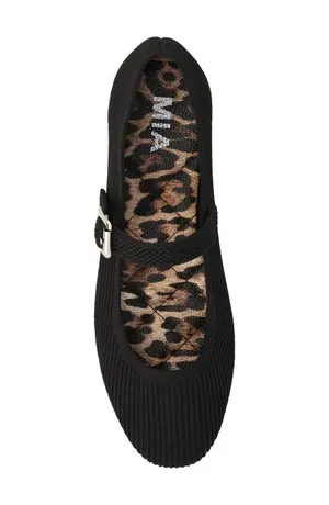 Mia Brita-c Knit Mary Jane Flat - Black