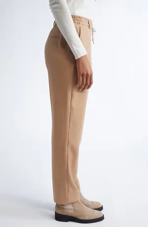 Eleventy Drawstring Waist Virgin Wool Pants