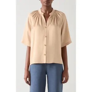 LK BENNETT Amber Short Sleeve Shirt