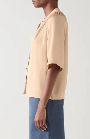 LK BENNETT Amber Short Sleeve Shirt