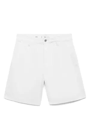 Mango Dart Bermuda Shorts - Off White