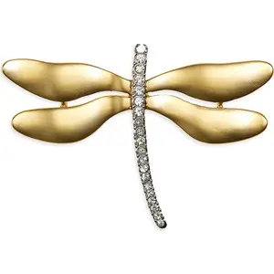 KENNETH JAY LANE Dragonfly Pin - Gold