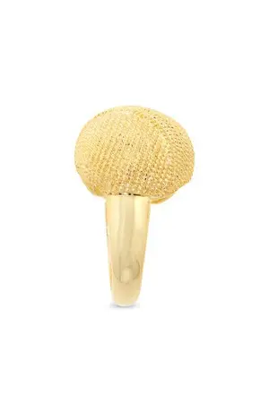 KENNETH JAY LANE Textured Knot Adjustable Cocktail Ring