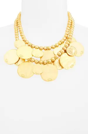 KENNETH JAY LANE Multistrand Statement Necklace