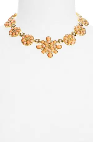 KENNETH JAY LANE Medallion Frontal Necklace