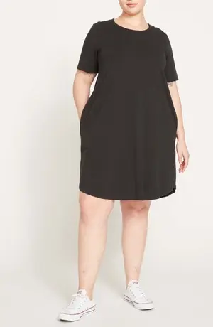 Universal Standard Halie T-shirt Dress - Black