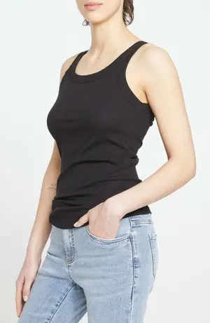Universal Standard Riotfeld Rib Tank - Black