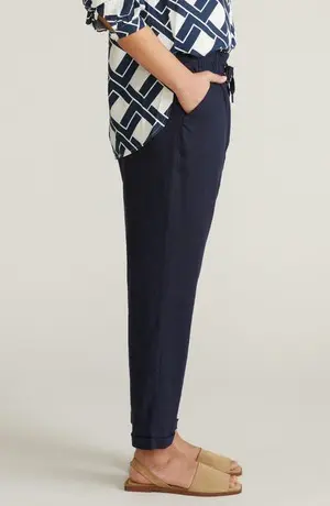 Universal Standard Tapered Drawstring Pants - Navy