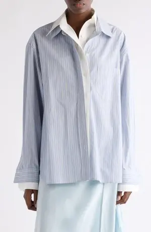 Acne Studios Drop Shoulder Shirts For Women