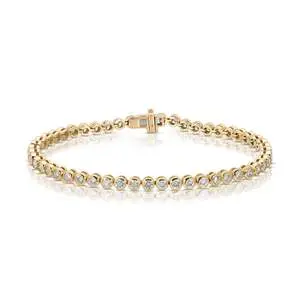 Maya Brenner Designs Love Set Match Diamond Bracelet - 14k Yellow Gold