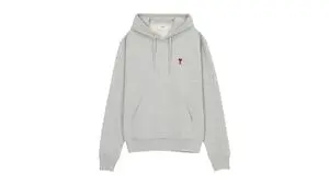 AMI Paris Hooded Sweatshirt - Gray