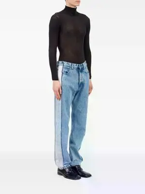 MAISON MARGIELA Paneled Straight Leg Jeans