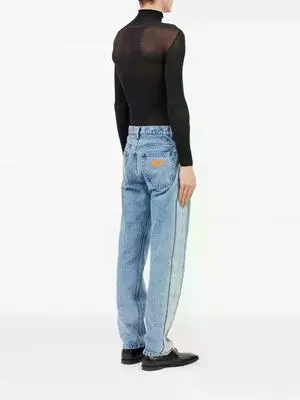 MAISON MARGIELA Paneled Straight Leg Jeans