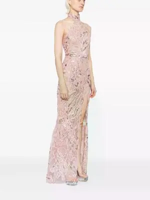 SAIID KOBEISY Embroidered Maxi Dress