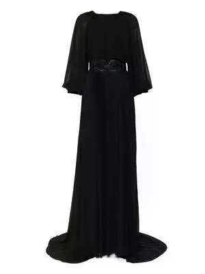 SAIID KOBEISY Pleated Maxi Dress