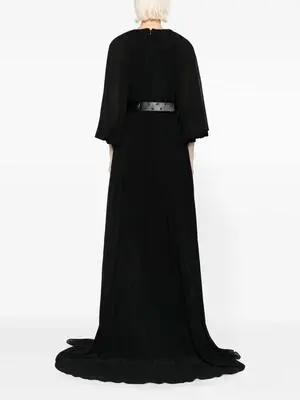 SAIID KOBEISY Pleated Maxi Dress