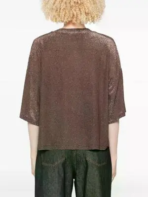 NIU Glitter-effect Short-sleeve T-shirt