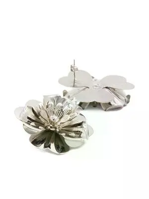 Blumarine Embellished Flower Earrings