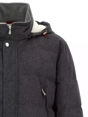 Brunello Cucinelli Quilted Wool Coat