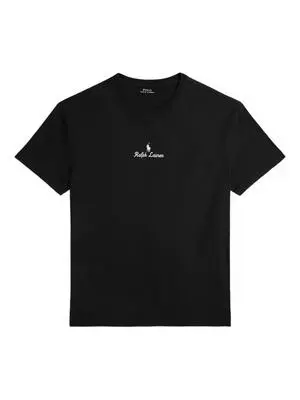 Polo Ralph Lauren Logo-embroidered T-shirt - Black