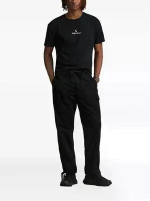 Polo Ralph Lauren Logo-embroidered T-shirt - Black