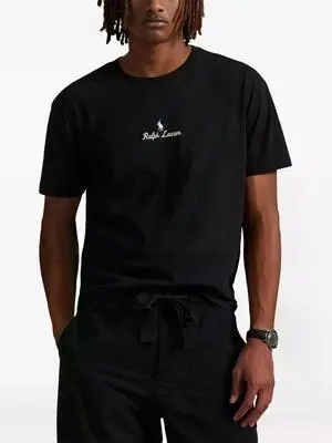 Polo Ralph Lauren Logo-embroidered T-shirt - Black