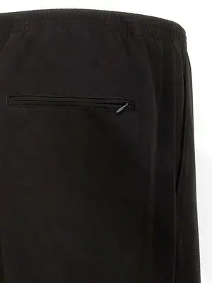 CELLAR DOOR Ezio Elastic-waistband Trousers - Black