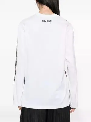 Moschino Checked Cotton T-shirt