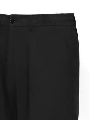 BE ABLE Pleated Trousers - Black
