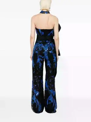 SAIID KOBEISY Draped Bow Jumpsuit