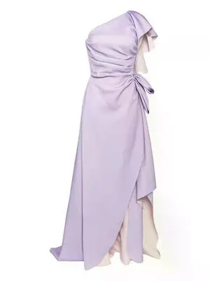 SAIID KOBEISY Draped Flared Dress