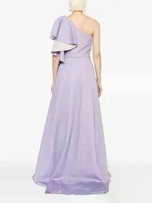 SAIID KOBEISY Draped Flared Dress