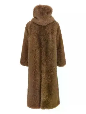 B&B COUTURE Long Sleeve Coat - Brown