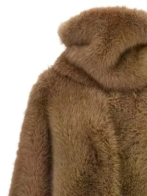 B&B COUTURE Long Sleeve Coat - Brown