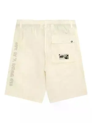 AAPE BY *A BATHING APE® Embroidered-patch Shorts