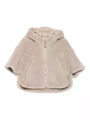 Max Mara Hooded Zip-front Jacket