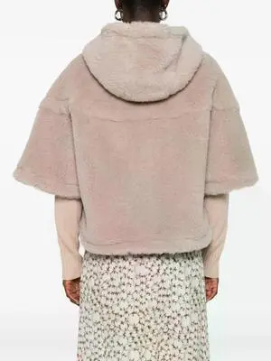 Max Mara Hooded Zip-front Jacket