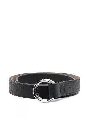 Michael Kors Pebbled Leather Belt - Black