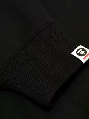 AAPE BY *A BATHING APE Embroidered-logo Sweatshirt - Black