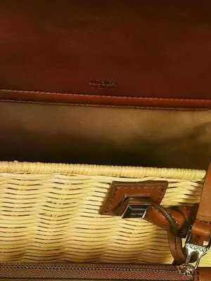 Max Mara Raffia Tote Bag