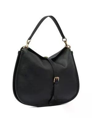 Etro Buckle-fastening Leather Shoulder Bag - Black