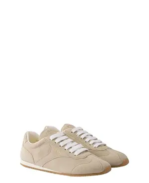 Women's Suede Lace-Up Sneakers