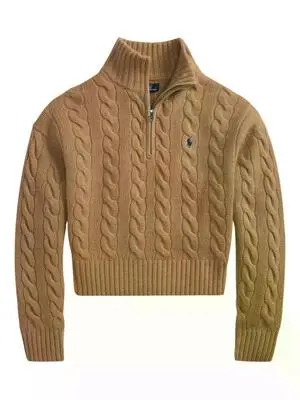 Polo Ralph Lauren Cable-knit Mock-neck Sweater