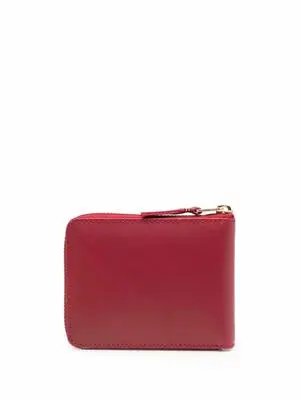 Comme Des Garçons Bi-fold Zipped Leather Wallet