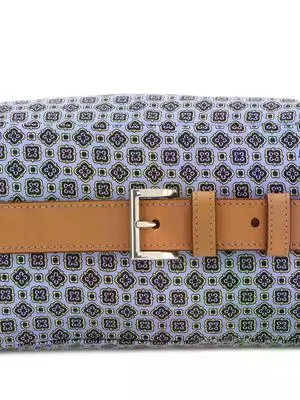 Prada Printed Belt Bag - Blue