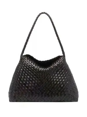 Dragon Diffusion Santa Maria Woven Leather Tote Bag - Brown